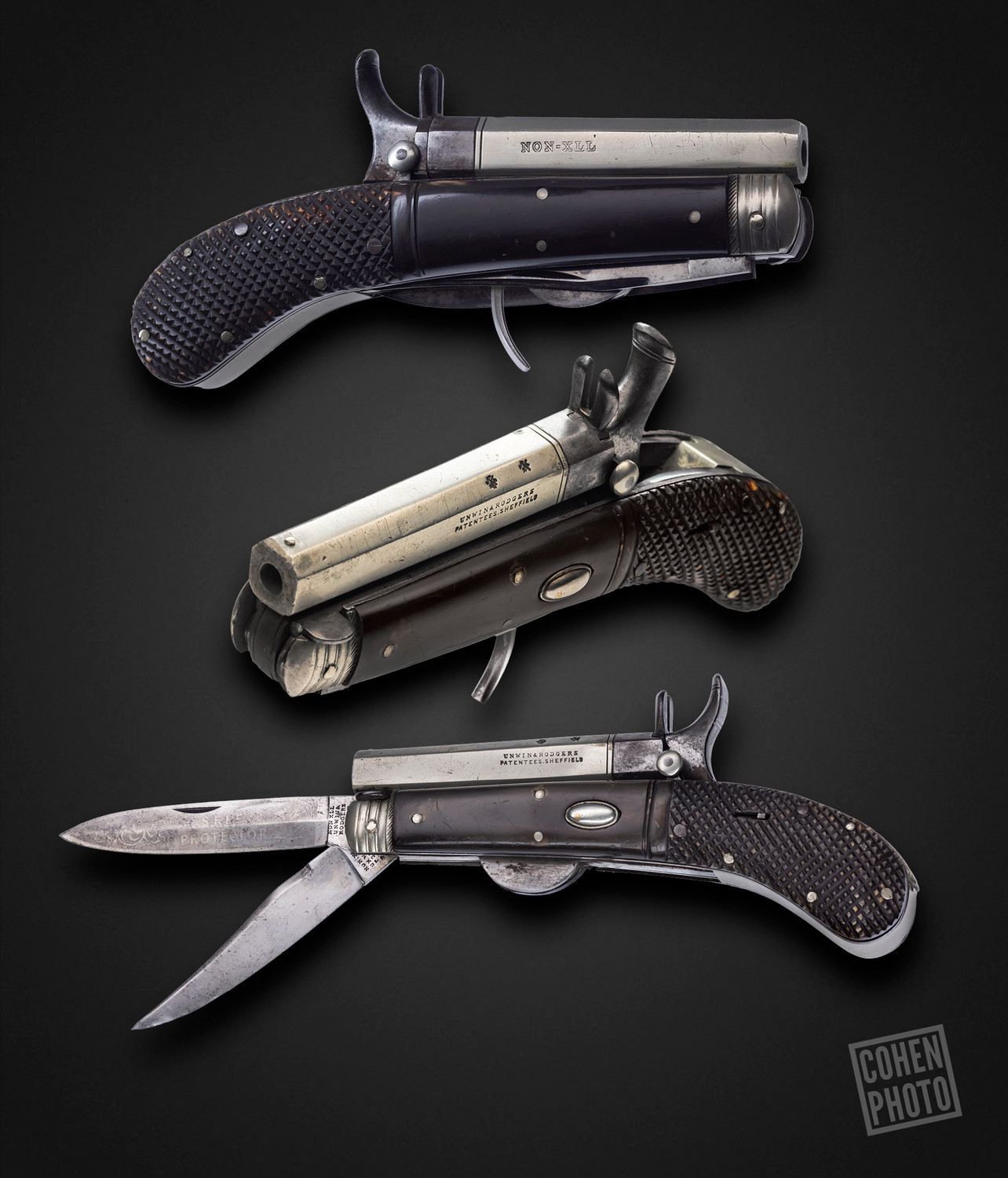 Unwin & Rodgers, Cut and Shoot, Automatic Knife | Farina Fine Arts, The ...