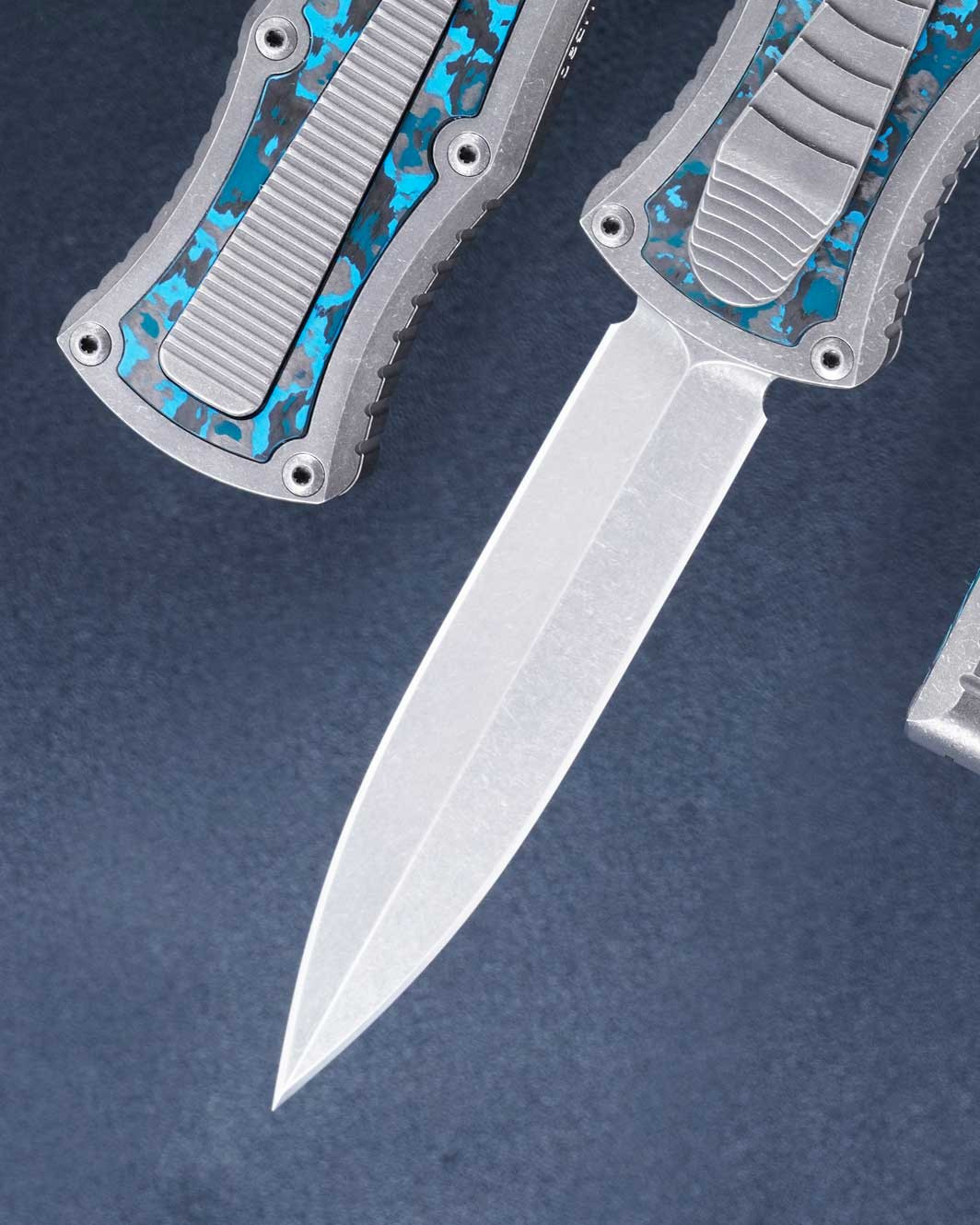 Hawk, Gavin, (Hawk Knife Designs), Deadlock, Model "C" M390 Double Edge ...