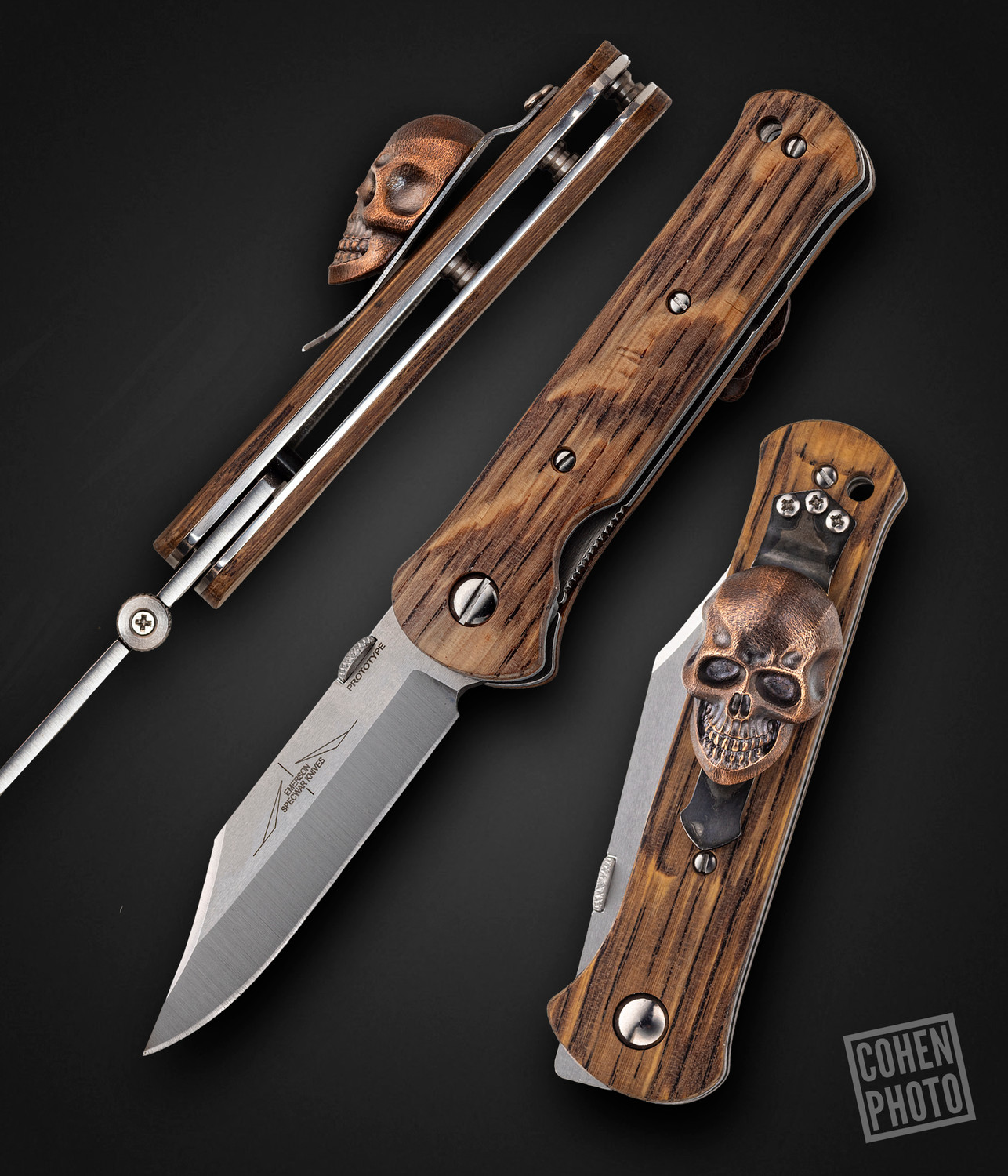 Emerson Knives, Inc., Emerson Super Custom Bootlegger Proto w/Steel ...