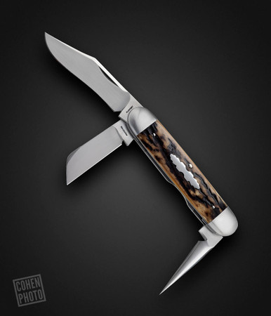 Ploppert, Tom, Prototype, 4 1/8" Equal Ended Cattle Knife Knife ...