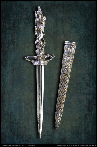 Romantic Daggers, Romantic Dagger, Horse and Lady, V E. TURANNIU Knife ...