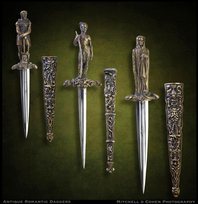 Romantic Daggers, Romantic Daggers, Circa 1900’s Knife | Farina Fine ...