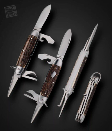 Robertson, Tim, Remington Pattern Scout Knife with Sambar Stag by Time ...