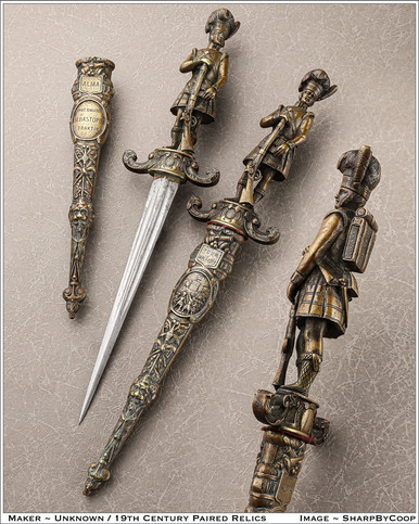 Antiques, Crimean War Presentation Daggers, 1800's Knife | Farina Fine ...