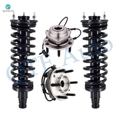 Set of 4 Front Wheel Hub Bearing-Quick Complete Strut For 2005-2009 ...
