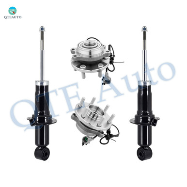 Set Front Suspension Strut-Wheel Hub Bearing For 2005-2012 Nissan ...