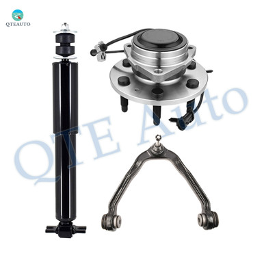 Set of 3 Front Upper Control Arm Ball Joint-Wheel Hub Bearing Assembly ...