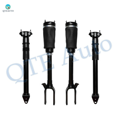 Set of 4 Front Air Suspension Spring Strut-Rear Air Shock Absorber For ...