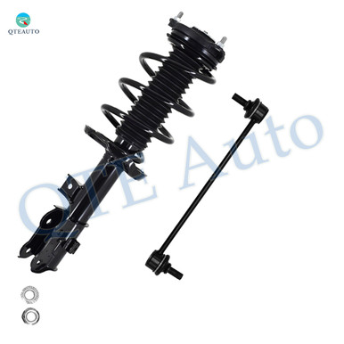 Front Left Sway Bar Link-Quick Complete Strut-Coil Spring Assembly For ...