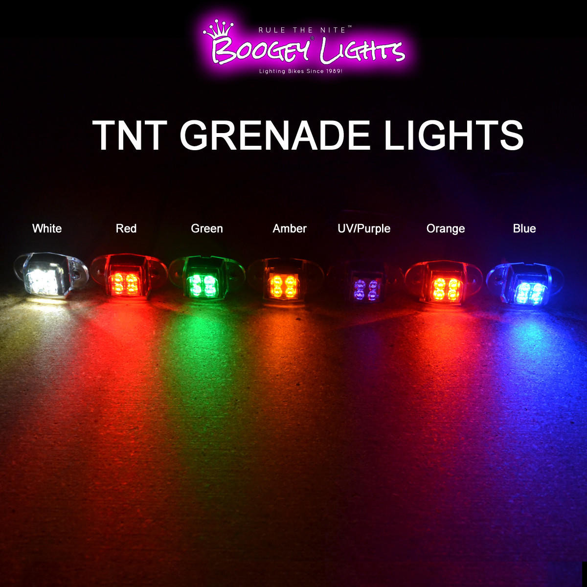 Shop Best Selection of TNT Sticks, PODs, Grenades | Boogey Lights