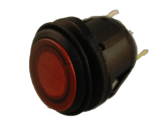 Buy Round Rocker Switch - Red | Boogey Lights