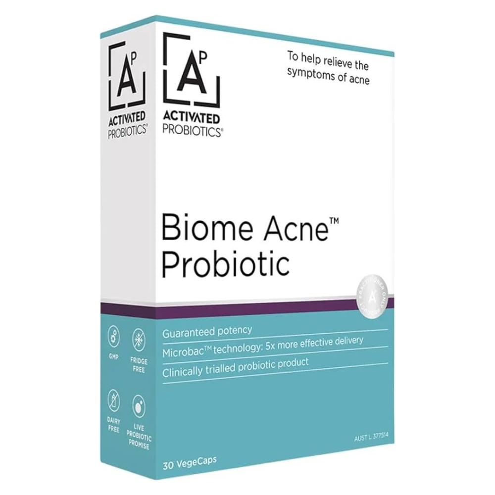 Shop Activated Probiotics Biome Acne 30 Veggie Capsules
