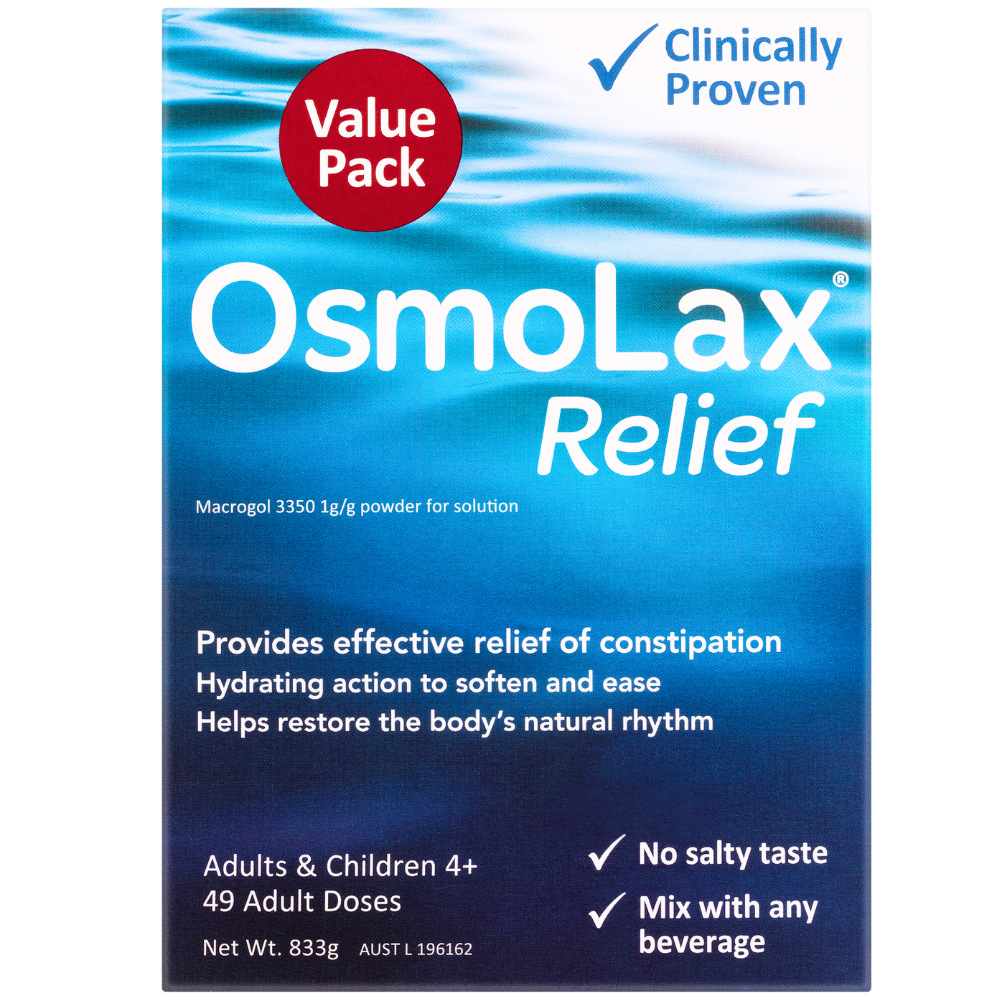 Get Yours Today OsmoLax Constipation Relief 49 Adult Doses Value Pack 833g