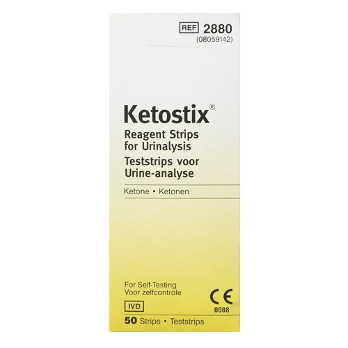 Ketostix Reagent Strips For Urinalysis 50 Strips