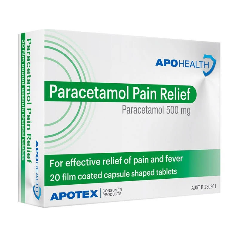 Shop ApoHealth Pain Relief Paracetamol 500mg 20 Caplets