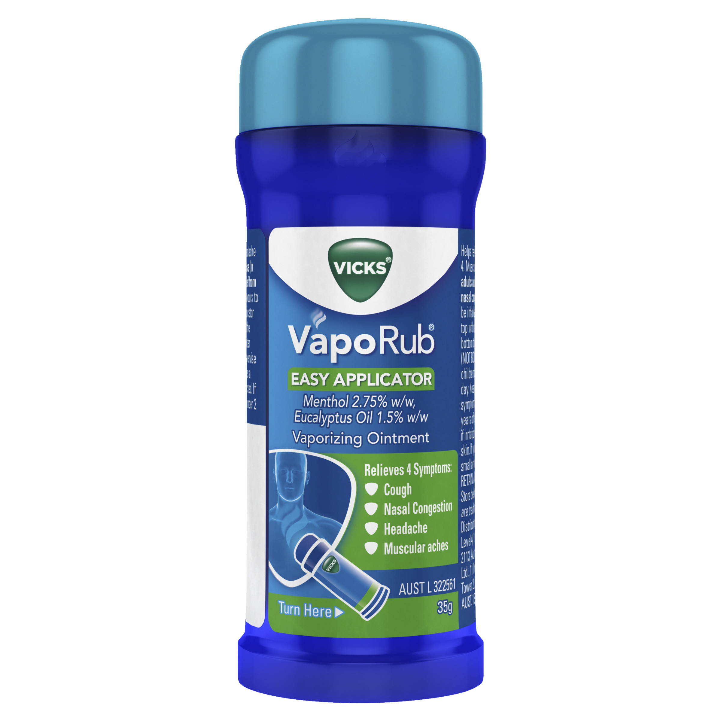 Shop Vicks VapoRub Easy Applicator 35g