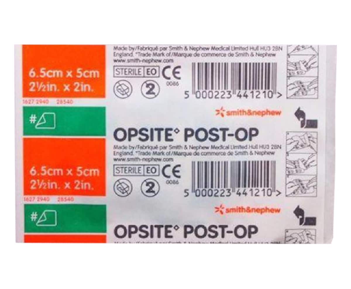 Shop Opsite Post-Op Waterproof Dressing 6.5cm x 5cm Single by Smith & Nephew