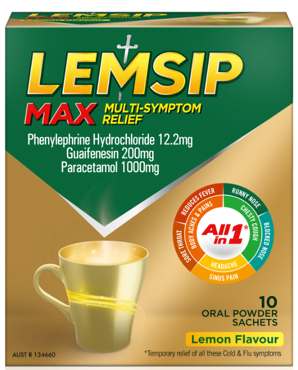 Shop Lemsip All in One Lemon Oral Powder 10 Sachets