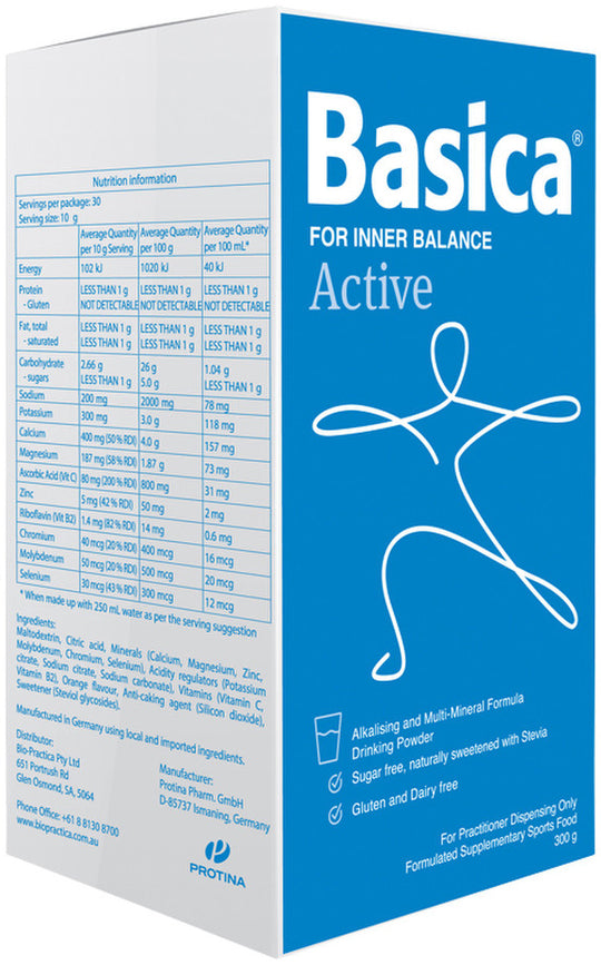 Buy Basica Active For Inner Balance Oral Powder 300g from Bio-Practica