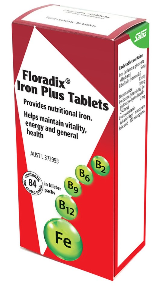 Shop Floradix Iron Plus Tablets 84 Pack