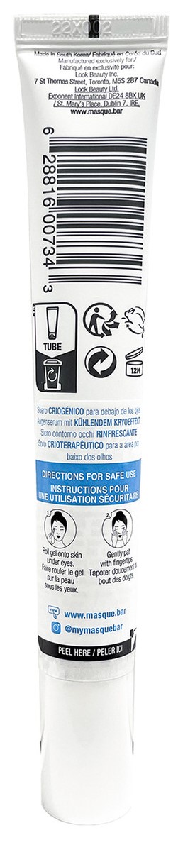 Shop Masque Bar Cryo-Cooling Under Eye Serum 20ml