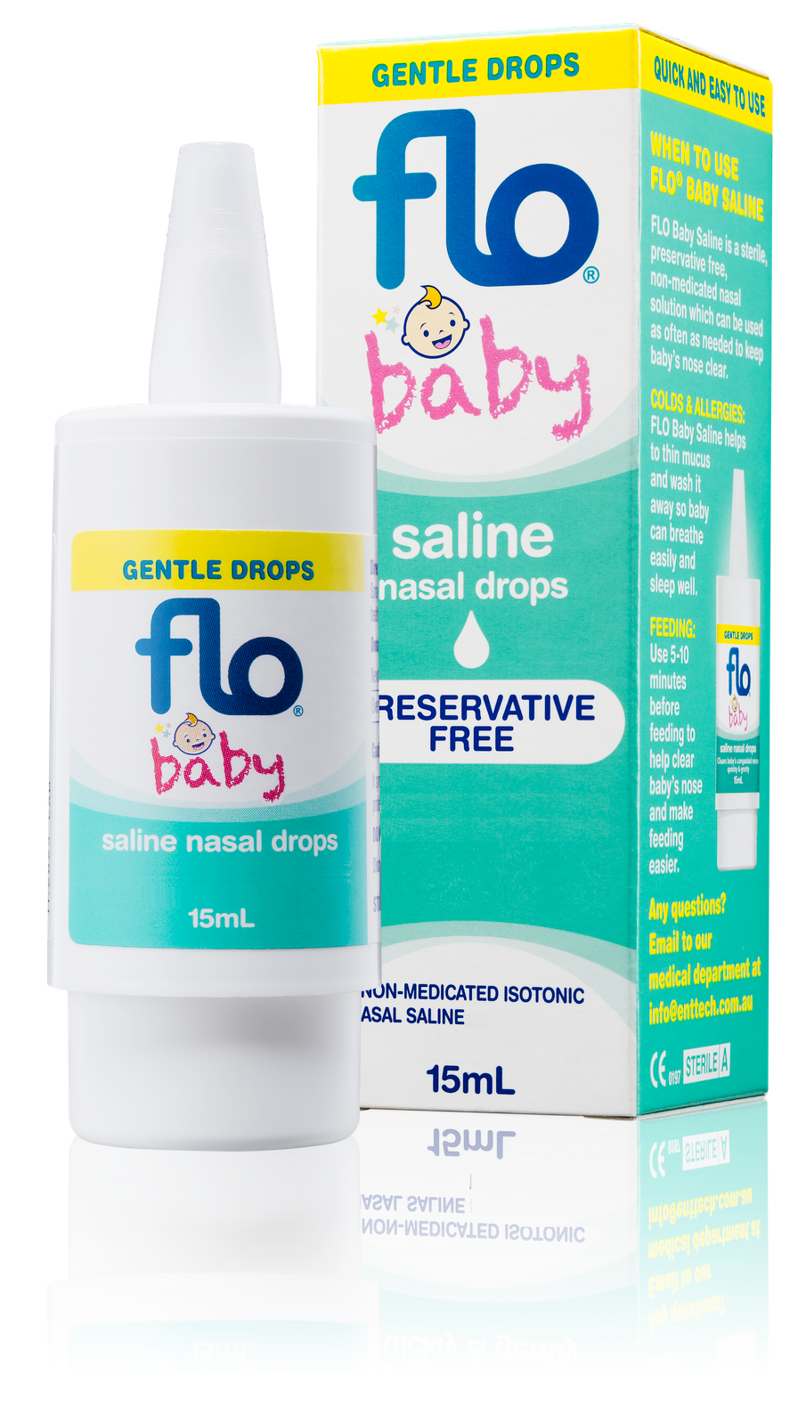 Shop Baby Saline Nasal Drops by Flo