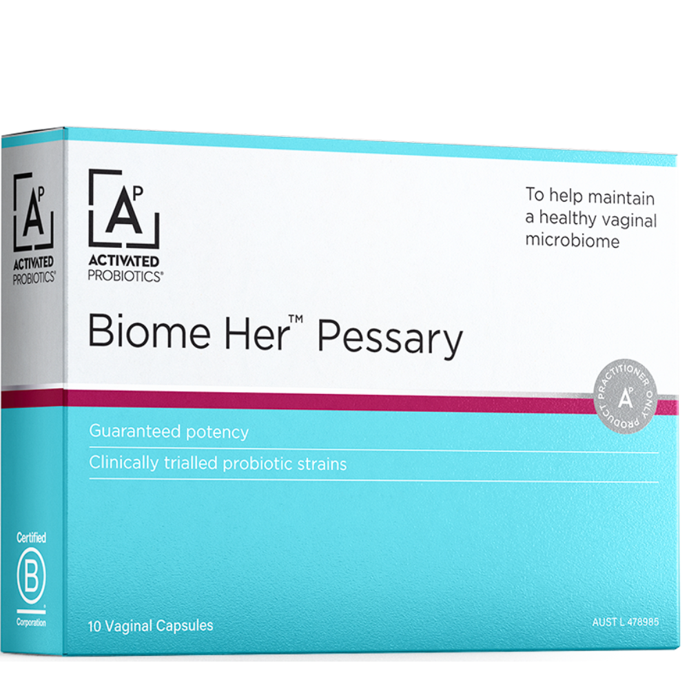 Get Yours Today Activated Probiotics Biome Her Pessary 10 Vaginal Capsules