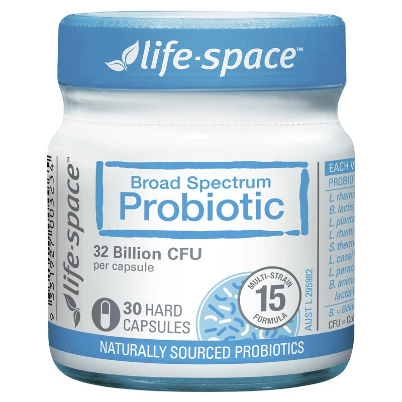 Shop Broad Spectrum Probiotic 30 Capsules by Life Space