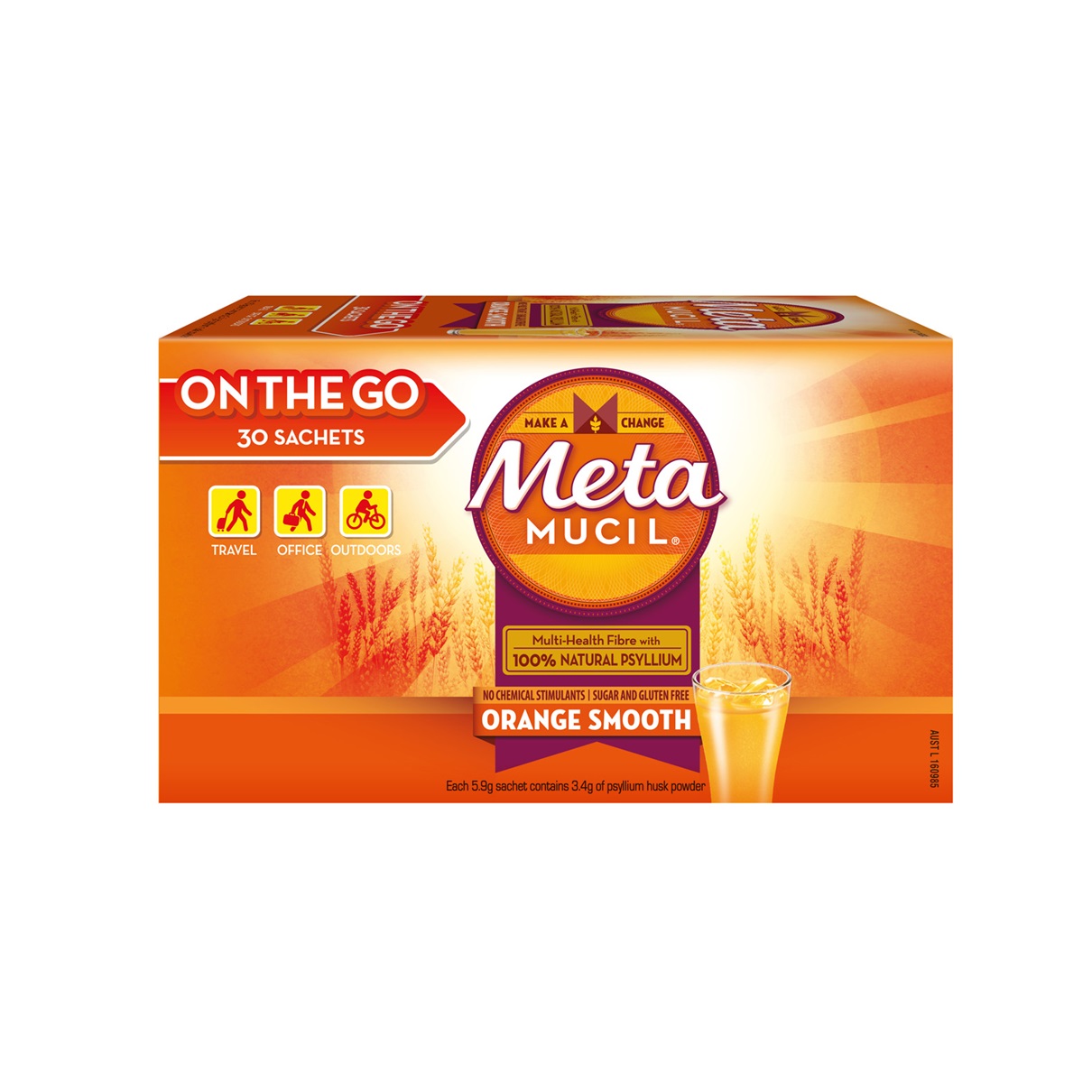 Shop Metamucil On-The-Go Orange Smooth 30 Sachets by Metamucil