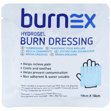 Shop Burnex Hydrogel Burn Dressing 10cm x 10cm