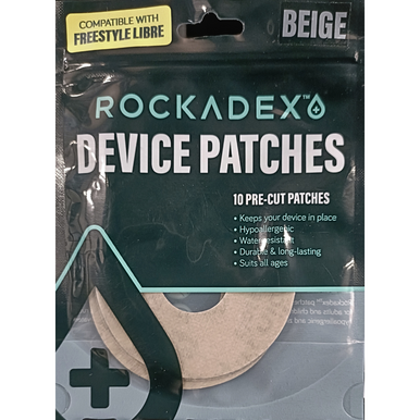 Buy Rockadex Device 10 Pre-Cut Hypoallergenic Patches Compatible with ...