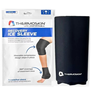 Order Yours Today Thermoskin® Recovery Ice Sleeve Black Medium