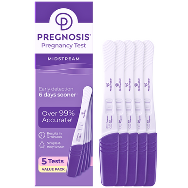 Order Today Pregnosis Pregnancy Test Midstream 5 Tests Value Pack