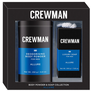 Order Yours Today Crewman Mens Allure Talc Free Body Powder 250g and ...