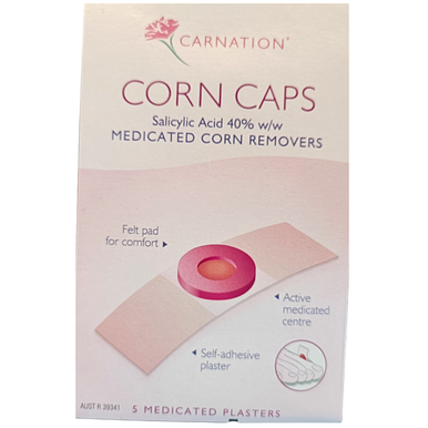 Order Today Carnation Corn Caps Salicylic Acid 40% w/w Medicated Corn ...