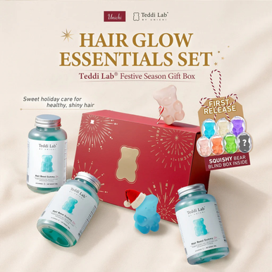 Order Today Teddi Lab by Unichi Hair Glow Essentials Set Festive Season ...