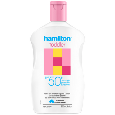 Order Now Hamilton Sunscreen Toddler Lotion SPF 50+ Dry Touch ...