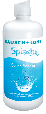 Shop Splash Saline Solution 355ml by Bausch + Lomb