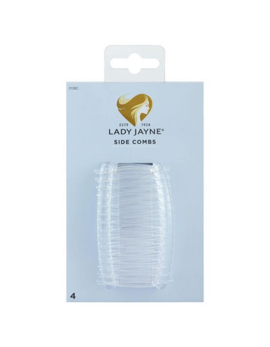 Shop Lady Jayne Side Comb 2130C Clear 4 Pack by Lady Jayne