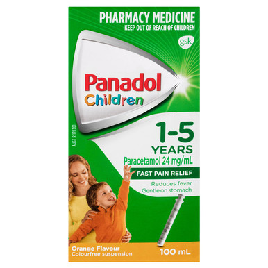 Shop Panadol Children 1-5 Years Orange Flavour 100ml