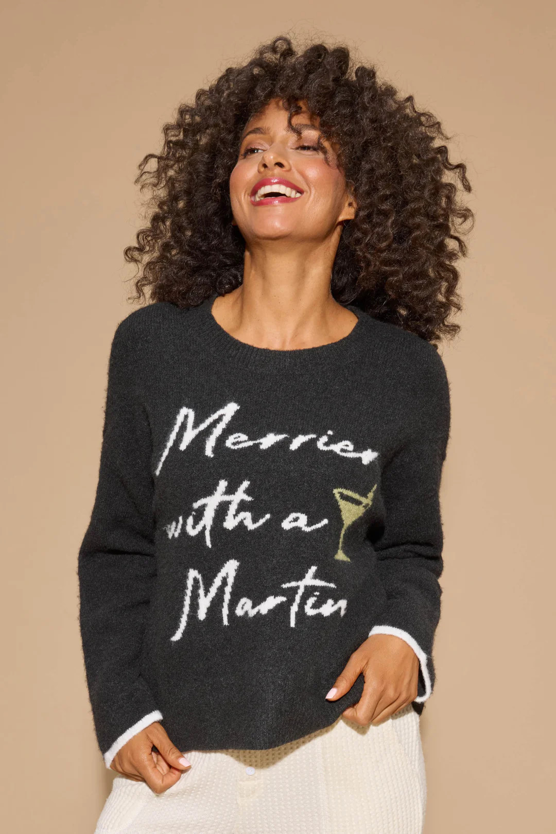 Merrier With A Martini L/S Top FW25 - Ella Coco Lingerie