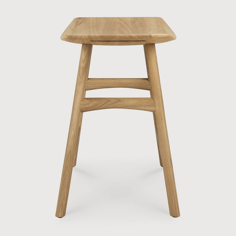 Solid Oak Low Stool Modern Oak Design by Ethnicraft 4 Living