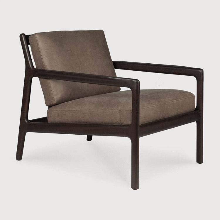 Ethnicraft Interiors Ethnicraft Mahogany Jack Lounge Chair 4Living