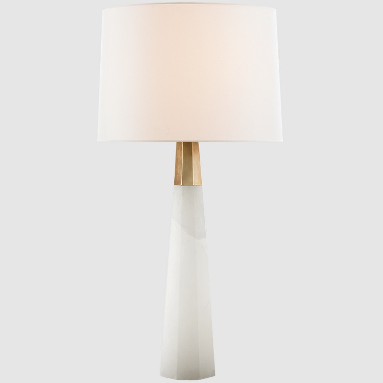 Olsen Table Lamp in Alabaster | Visual Comfort