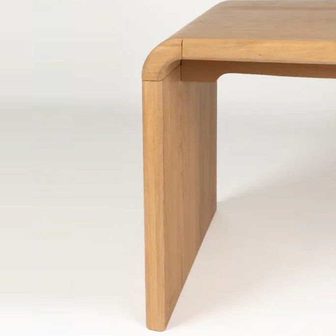 Curved Oak Dining Table - Brave