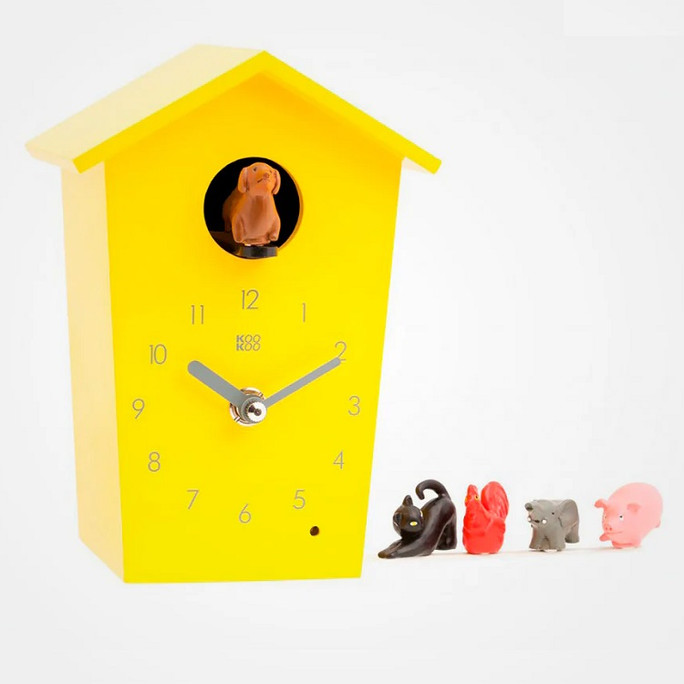 KOOKOO Animal House Kids Clock 4 Living