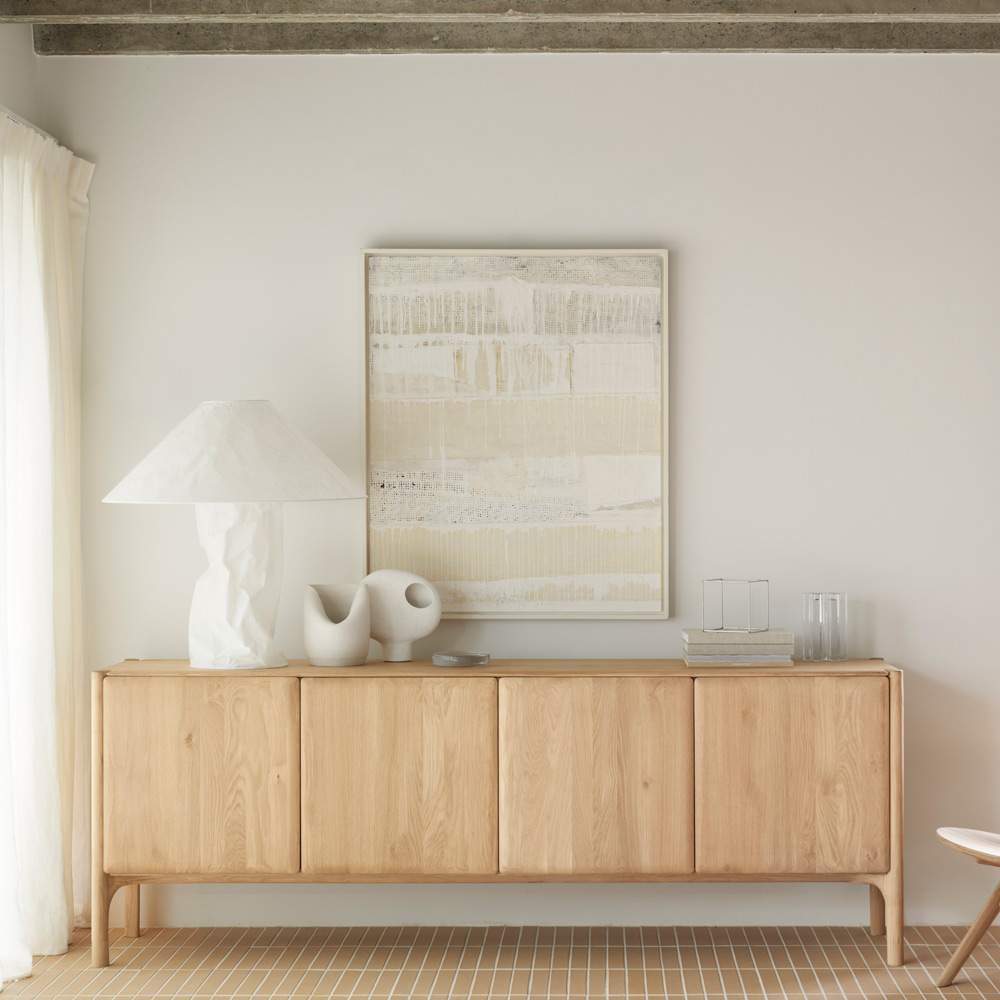 Oak Sideboards and Dining Tables with Rounded Edges: The PI Collection ...