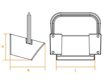 Truck Wheel Chock Holder Storage | For HGV & LGV - BseenBsafe