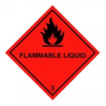 Flammable Liquid Label | Class 3 Kemler Placard - BseenBsafe