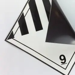 Magnetic Rubber Backed Vehicle Label Class 9 Miscellaneous Dangerous ...